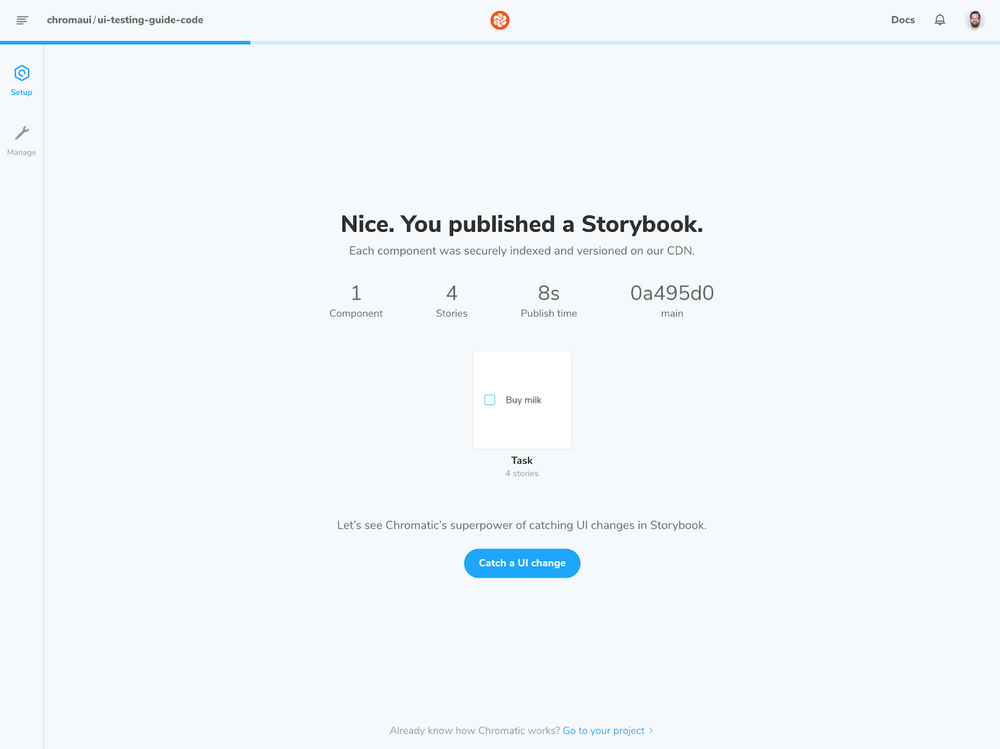 Visual testing in Storybook