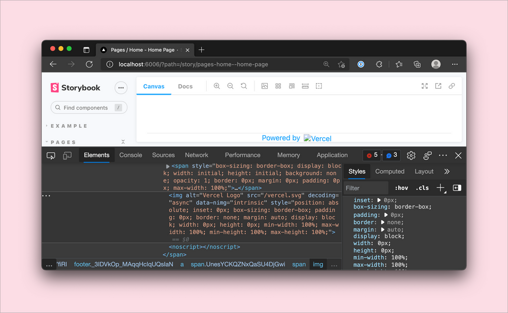 Get started with Storybook and Next.js