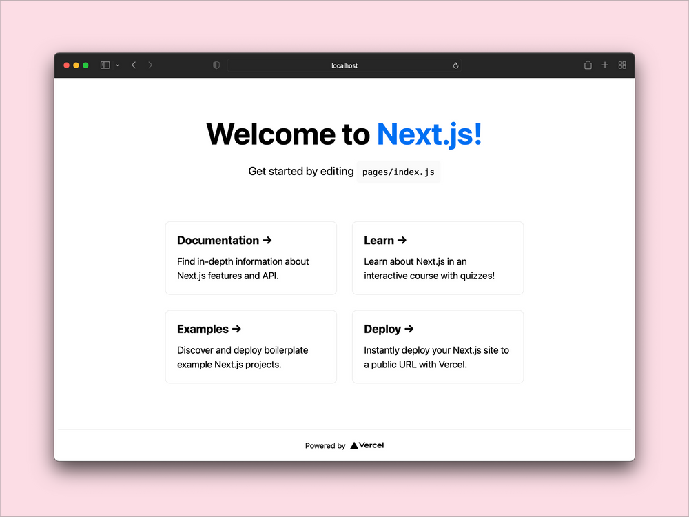Get started with Storybook and Next.js