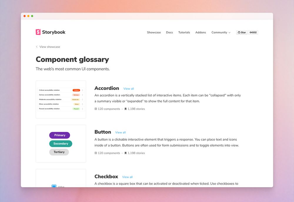 Component Encyclopedia sneak peek