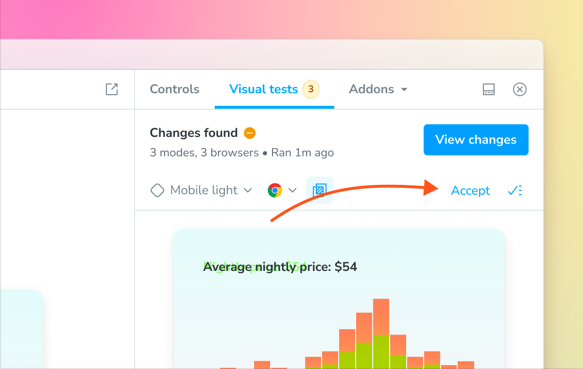 Automatic visual tests + 2.2x faster React+TS build times