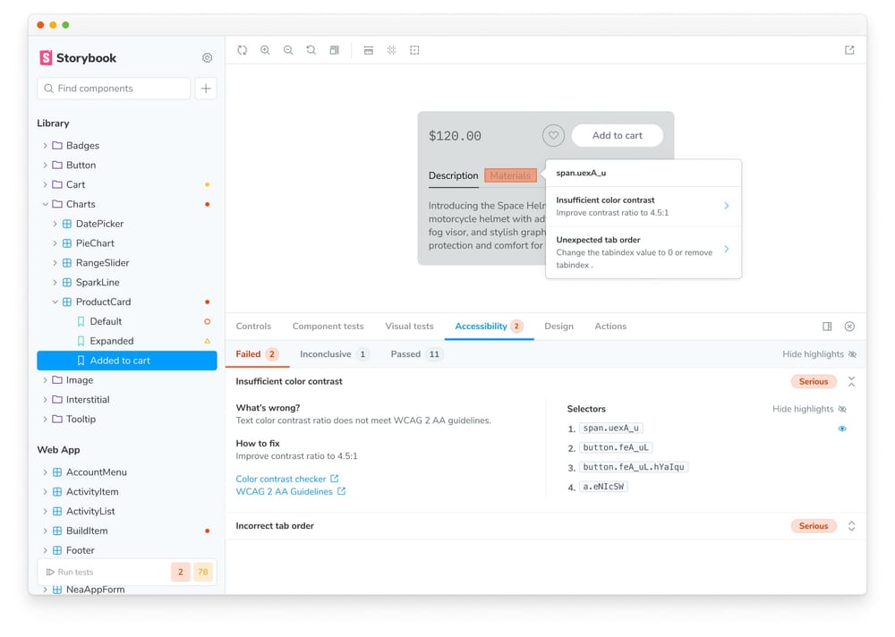 Storybook Test sneak peek