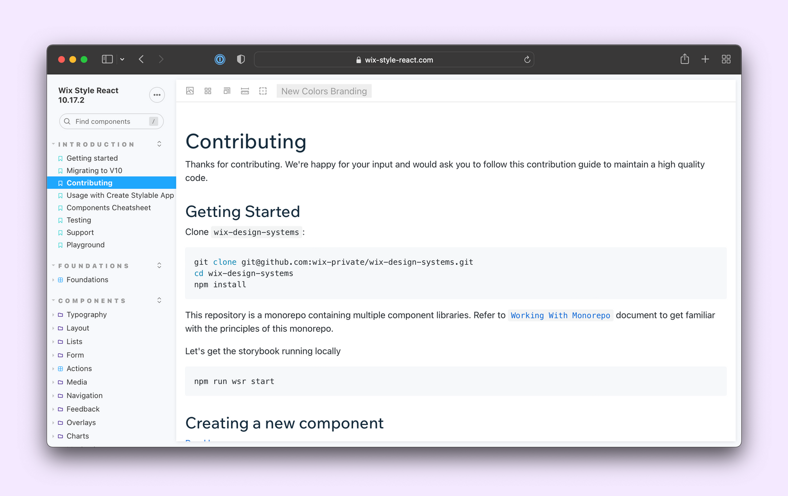 Structuring your Storybook
