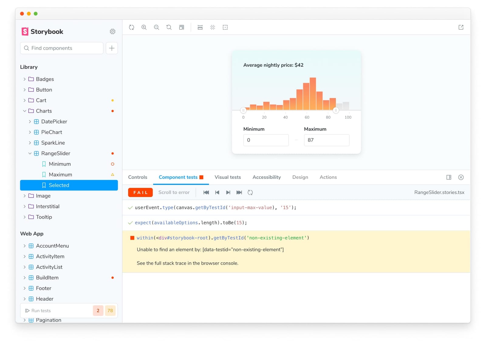 Storybook Test sneak peek