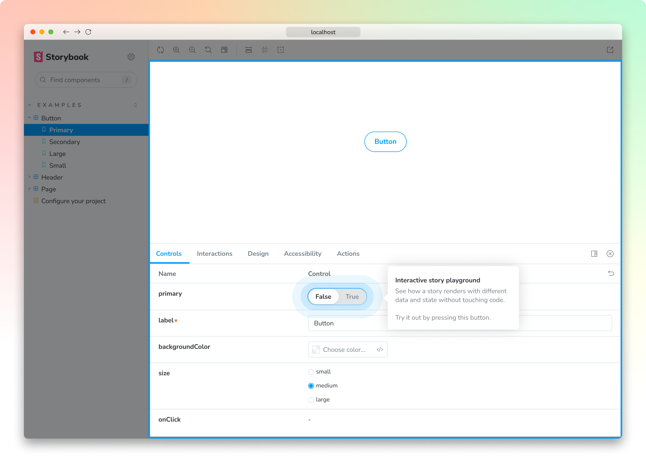 In-app tour for new users