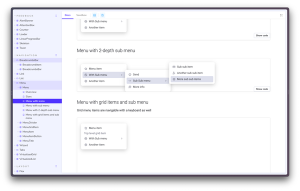 How to build connected components in Storybook