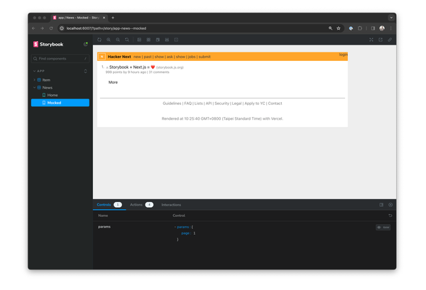Build A Nextjs App In Storybook With React Server Components And Mock