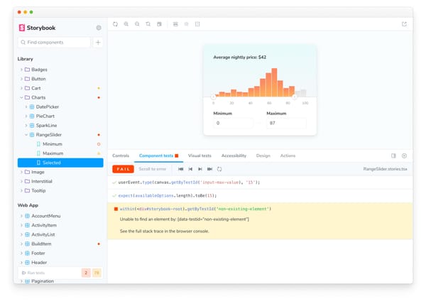 Storybook Test sneak peek